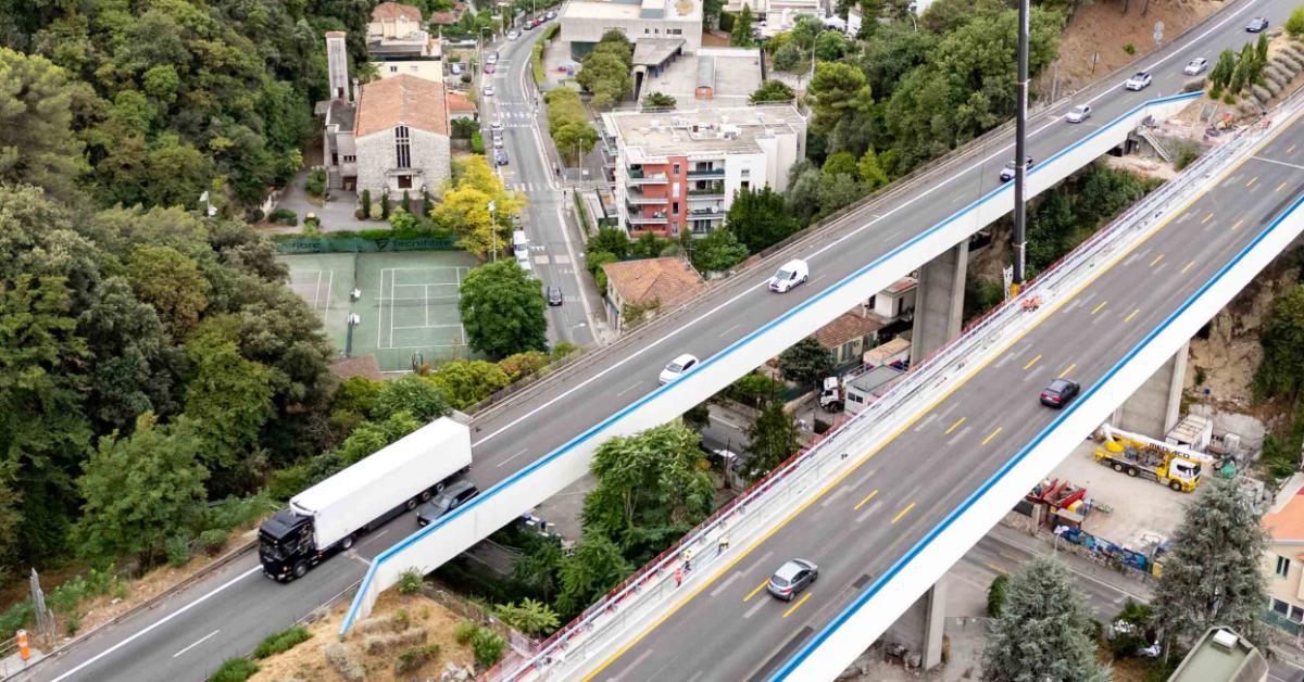 A8 : Rénovation du viaduc du Vallon des Fleurs | VINCI Autoroutes